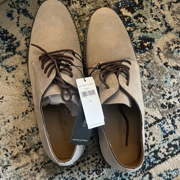 Banana Republic | Shoes | Mens Suede Shoes In Sand Nwt | Poshmark